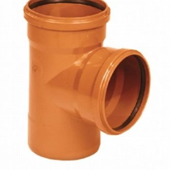 Underground PVCu Drainage Pipe T-Junction (90 degrees) - Kebur Garden ...