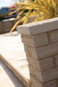 Bradstone Pitched Walling & Textured Coping (Buff or Grey) - Kebur ...
