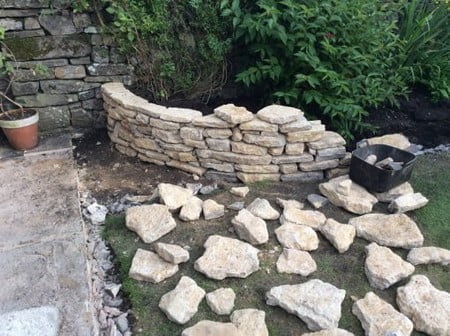 Purbeck Random Drystone Walling - Kebur Garden Materials