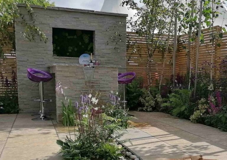 Kebur Tumbled Yellow Limestone Cladding - Kebur Garden Materials Garden ...