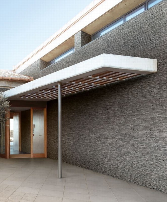 Kebur Porcelain Splitstone Graphite Cladding - Kebur Garden Materials