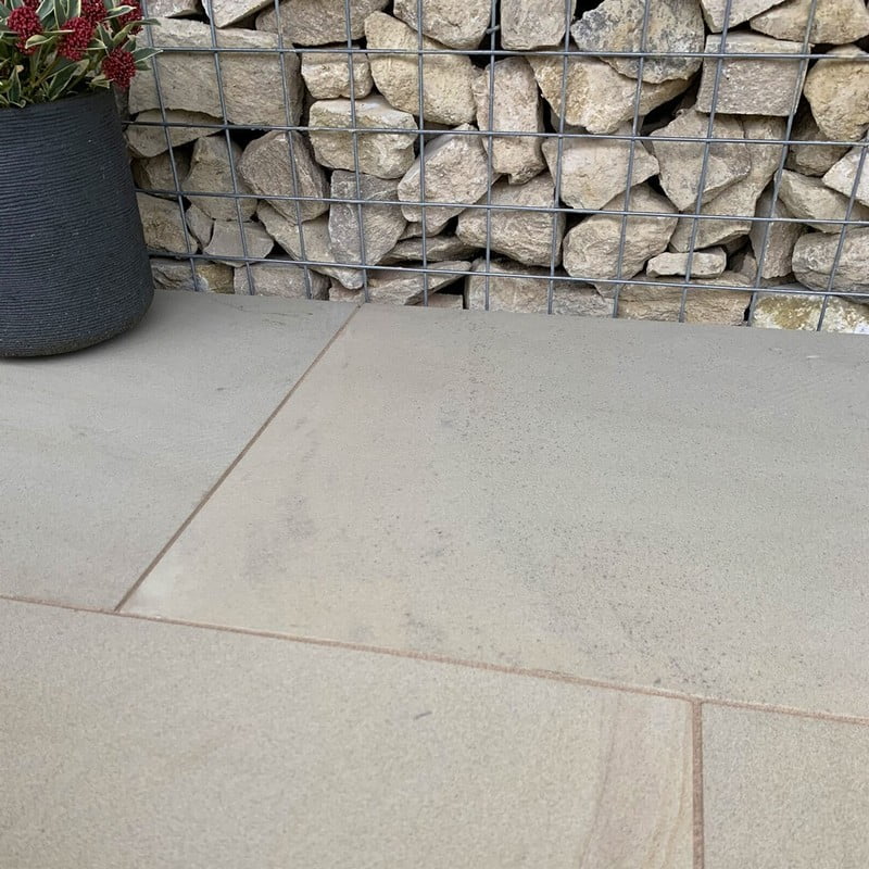 Kebur Contempo Sawn Buff Yorkstone Paving - Kebur Garden Materials