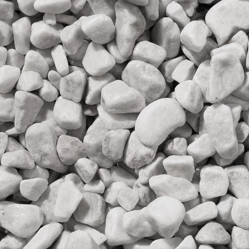 White Pebbles - Kebur Garden Materials
