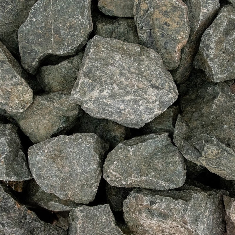 Green Granite Rockery - Kebur Garden Materials