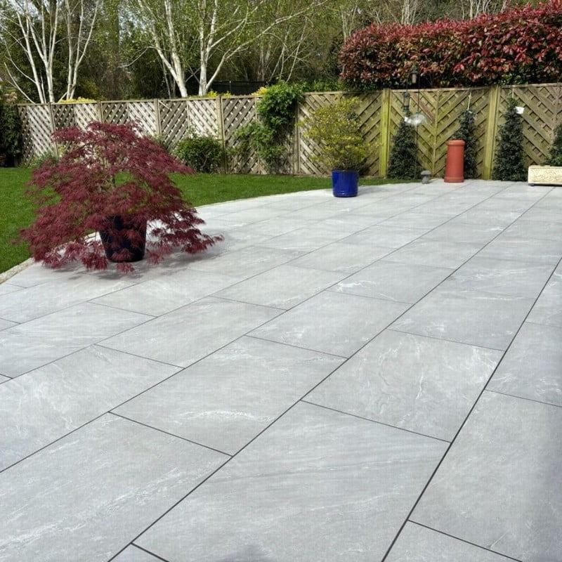 Kebur Contempo Munro Ice 900x600mm Porcelain Paving - Kebur Garden ...