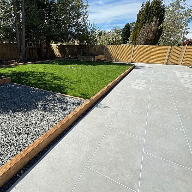 Kebur Contempo Strada Grey 1200x600mm Porcelain Paving - Kebur Garden ...