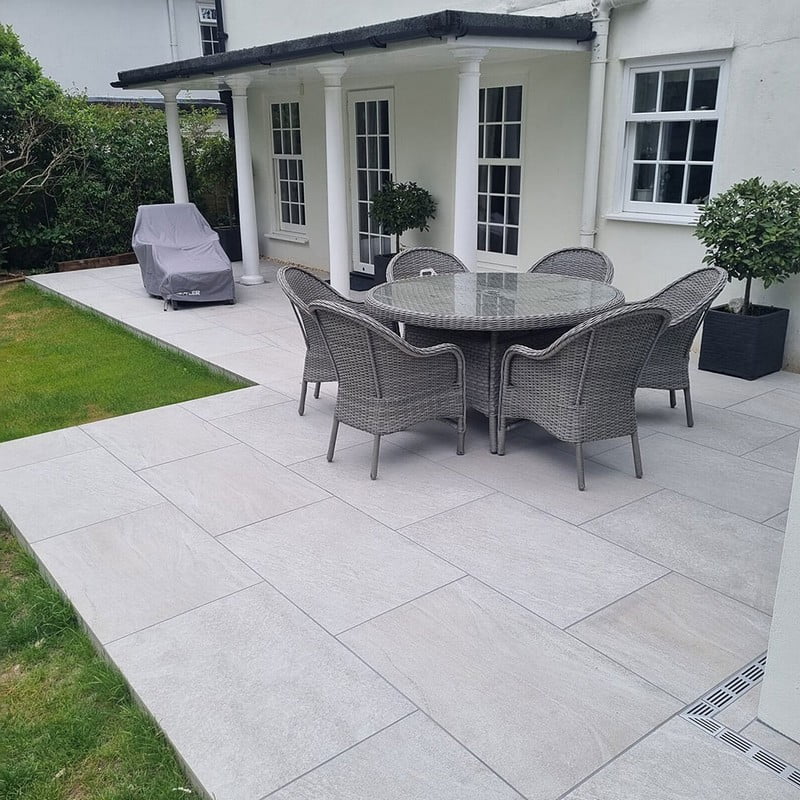 Kebur Pro Venus Pearl 900x600mm Porcelain Paving - Kebur Garden Materials