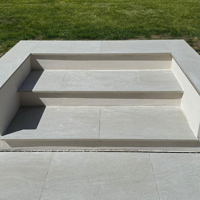 Kebur Pro Venus Pearl 900x600mm Porcelain Paving - Kebur Garden Materials