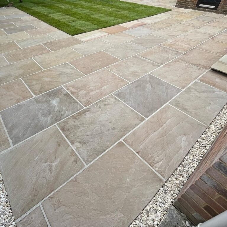 Kebur Natural Sandstone Buff Paving - Kebur Garden Materials
