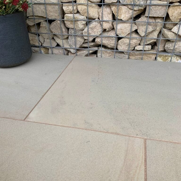 Kebur Contempo Sawn Buff Yorkstone Paving - Kebur Garden Materials
