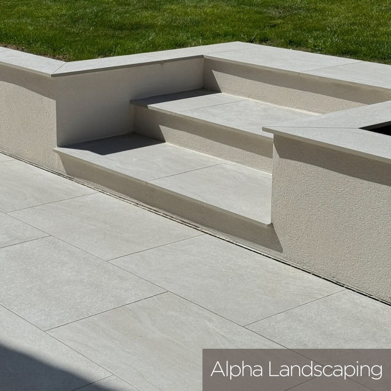 Kebur Pro Venus Pearl 900x600mm Porcelain Paving - Kebur Garden Materials