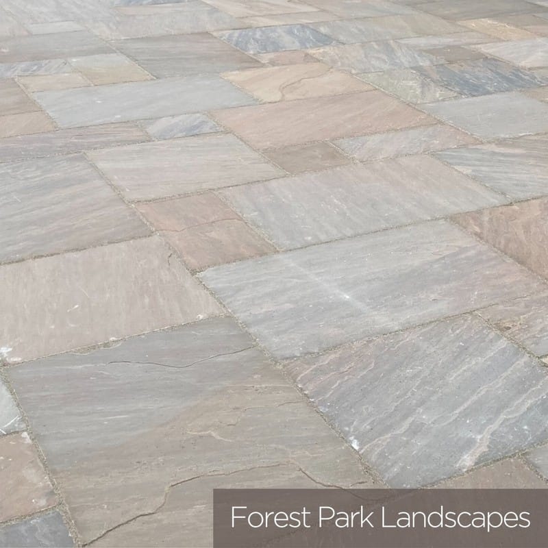 Kebur Natural Sandstone Autumn Brown Paving - Kebur Garden Materials