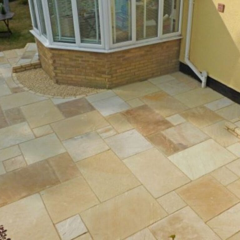 Kebur Natural Sandstone Fossil Mint Paving - Kebur Garden Materials