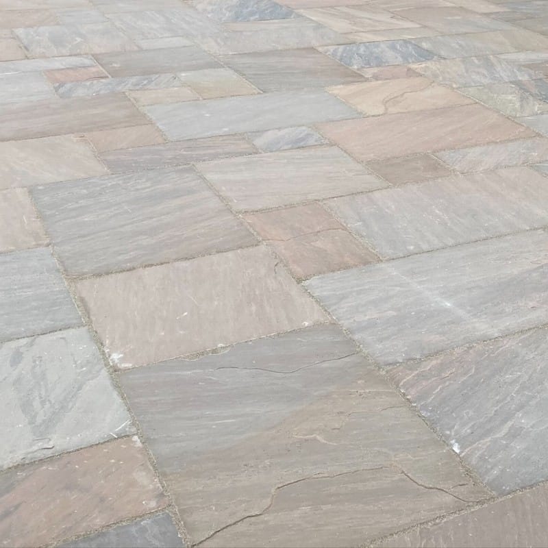 Kebur Natural Sandstone Autumn Brown Paving - Kebur Garden Materials