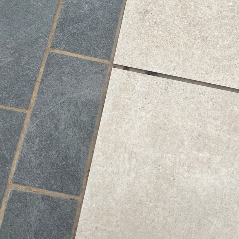 Kebur Charcoal Porcelain setts - Kebur Garden Materials