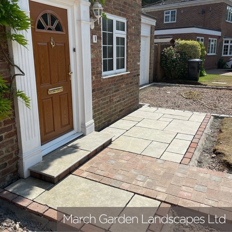 Kebur Antique Yellow Limestone Steps - Kebur Garden Materials