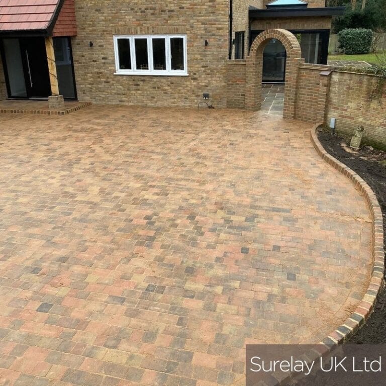 Bradstone Woburn Rumbled Autumn Block Paving - Kebur Garden Materials