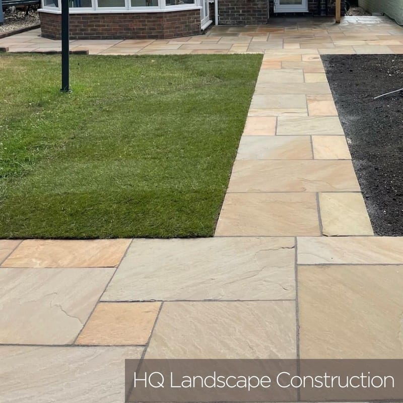 Kebur Natural Sandstone Buff Paving - Kebur Garden Materials