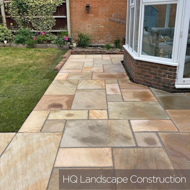 Kebur Natural Sandstone Buff Paving - Kebur Garden Materials