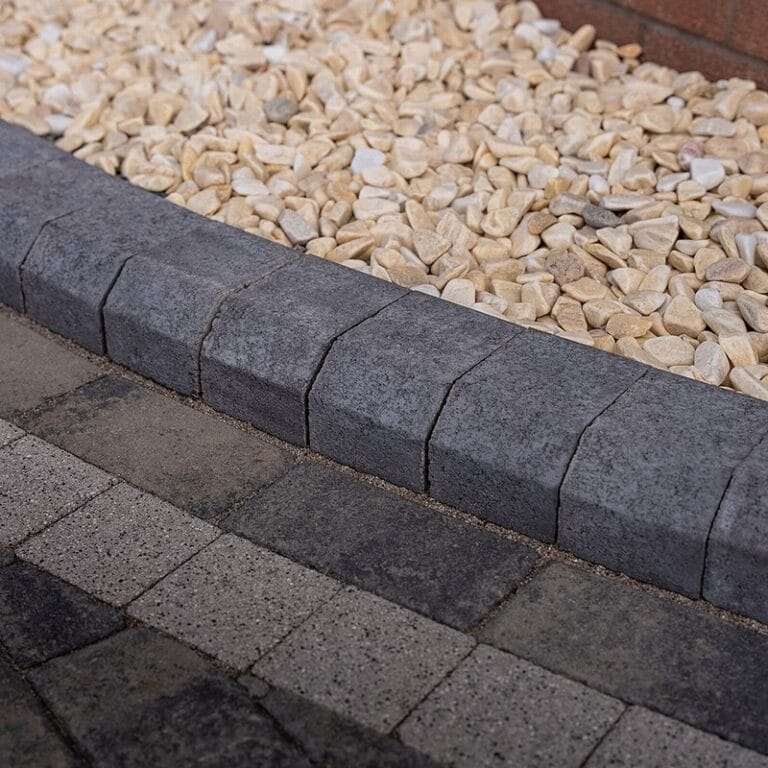 Tobermore Small Charcoal Kerbs & Corners - Kebur Garden Materials