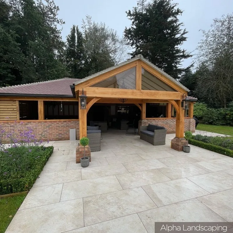 Kebur Contempo Sierra Cream 1200x600mm Porcelain Paving - Kebur Garden ...
