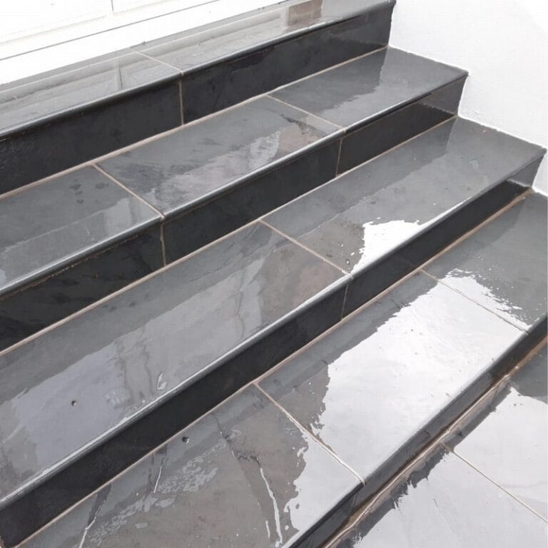 Kebur Contempo Brazilian Black Slate Steps - Kebur Garden Materials