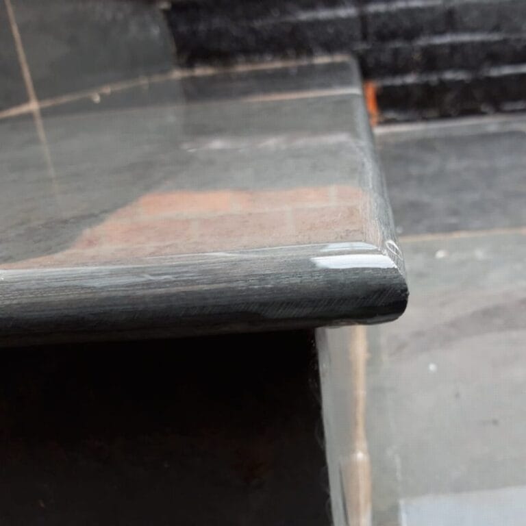 Kebur Contempo Brazilian Black Slate Steps - Kebur Garden Materials