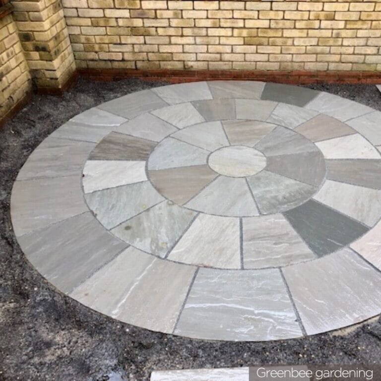 Natural Sandstone 2.8m Circle (various colours) - Kebur Garden Materials