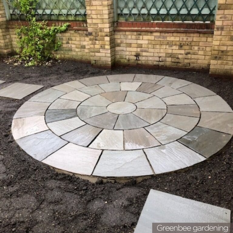 Natural Sandstone 2.8m Circle (various colours) - Kebur Garden Materials