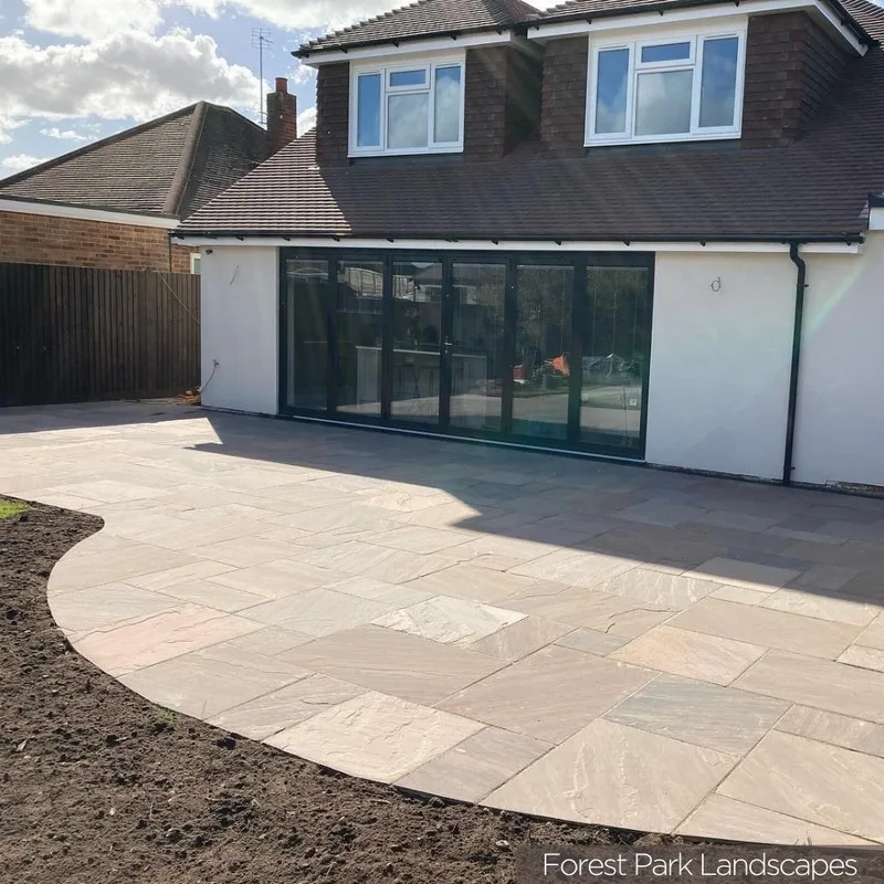 Kebur Natural Sandstone Autumn Brown Paving - Kebur Garden Materials