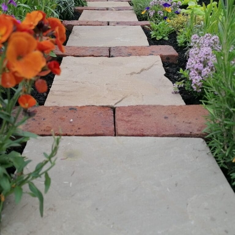 Kebur Natural Sandstone Buff Paving - Kebur Garden Materials